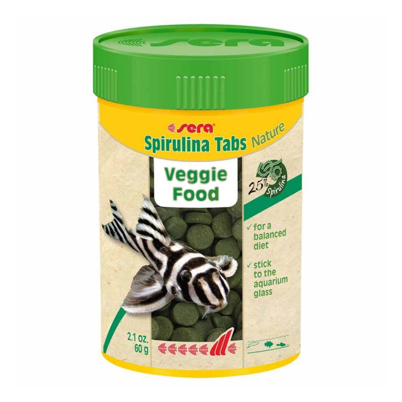 Aquarium Central Sera Spirulina Tabs Nature Veggie Food 60g Aquarium aquarium-central-sera-spirulina-tabs-nature-veggie-food-60g-aquarium