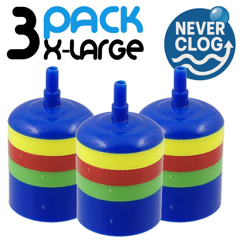 ACO Never Clog Plastic Air Stone Airstone X-Large (3 Pack) - Aquarium ...